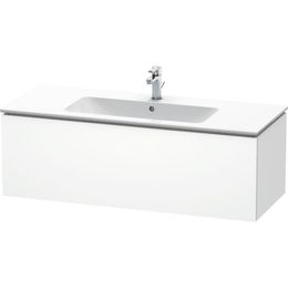 Duravit L-Cube Waschtischunterbau LC614301818 Wei&szlig; Matt, 122,2x40x48,1cm, 1 Auszug