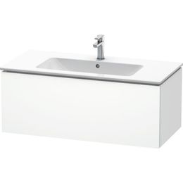 Duravit L-Cube Waschtischunterbau LC614201818 Weiß matt, 102x40x48,1cm, 1 Auszug