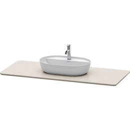 Duravit Luv Waschtisch-Konsole LU946602525 138,8x59,5cm, Sand Struktur, aus Quarzstein, mit 1 Ausschnitt