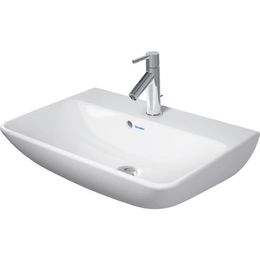 Duravit ME by Starck Compact Waschtisch 2343600000 weiß, 60x40cm, mit Überlauf, mit Hahnloch