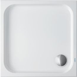 Duravit Quadrat-Duschwanne D-Code 720101000000001 Einbauversion, 800x 800 mm, weiss mit Antislip