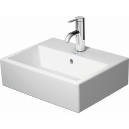 Duravit Vero Air M&ouml;belhandwaschbecken 0724450027 weiss, 45x35cm, mit Hahnloch und &Uuml;berlauf