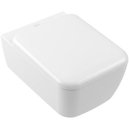 Villeroy & Boch Villeroy und Boch Skyla WC-Set Combi-Pack 4682CLRW 370x530x310mm, wandh&auml;ngend, mit TwistFlush, Stone White CeramicPlus