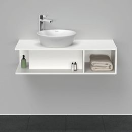 Duravit D-Neo Waschtisch-Unterschrank DE491901818 100 x 48 cm, Wei&szlig; Matt, wandh&auml;ngend, 1 Fach, 1 Konsolenplatte