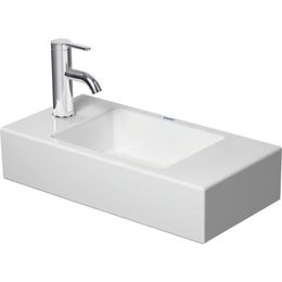 Duravit Vero Air M&ouml;bel-Waschtisch 0724500009 50 x 25 cm, ohne &Uuml;berlauf, mit Hahnlochbank, Hahnloch links, wei&szlig;