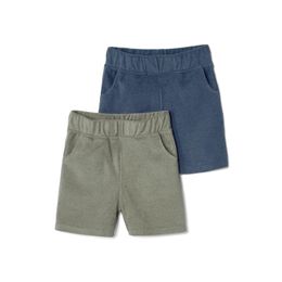 Tchibo - 2 Kinder-Shorts - Herren - Gr. 98/104 - blau