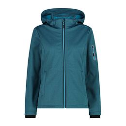 CMP Softshelljacke in T&uuml;rkis - 39% | Gr&ouml;&szlig;e 44 | Damen-outdoorjacken