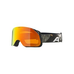 Alpina Ski-/ Snowboardbrille "Blackcomb" in Schwarz/ Orange - 53% | Kinder-austruestung-accessoires