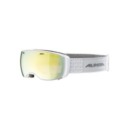Alpina Ski-/ Snowboardbrille "Estetica" in Weiß/ Gold - 49% | Kinder-austruestung-accessoires