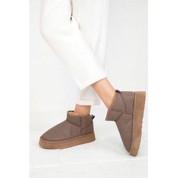 Trendyol Ankle-Boots in Braun - 45% | Größe 38 | Stiefeletten