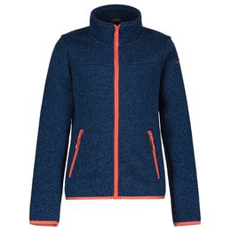 Icepeak Fleecejacke "Lomita" in Dunkelblau/ Orange - 17% | Gr&ouml;&szlig;e 164 | Kinder-fleece