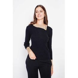 ASSUILI Pullover in Schwarz - 63% | Gr&ouml;&szlig;e 38 | Damen-pullover-cardigans