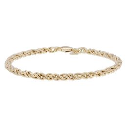 Firetti Armband »Schmuck Geschenk Gold 585 Armschmuck Armkette Fantasie« gelbgoldfarben 19 cm Eleganter Armschmuck mit fein strukturierter Optik