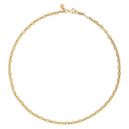 CAI CAÏ Collierkettchen »925 Silber vergoldet Choker Kaffeebohnenkette« gelb 3,5 cm Kette 925 Silber vergoldet Chocker