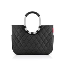 Reisenthel Shopper »loopshopper L« rhombus black B/H/T: 46 cm x 34,5 cm x 25 cm