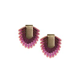 Gretchen Paar Ohrstecker &raquo;Pam Pem Earring Stud&laquo; aus buntem Pergament rosa