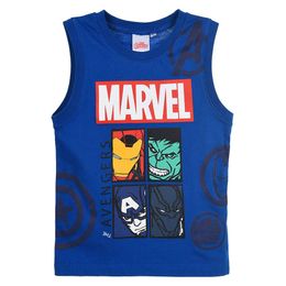 Avengers Top "Avengers Classic" in Blau/ Bunt - 50% | Gr&ouml;&szlig;e 140 | Kinder-oberteile