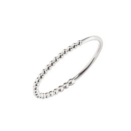 CAI CA&Iuml; Fingerring &raquo;925/- Sterling Silber rhodiniert&laquo; wei&szlig; 058 (18,5) Ring mit dots