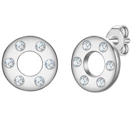 Rafaela Donata Paar Ohrstecker &raquo;Set: AV317&laquo; mit Zirkonia silber + wei&szlig; 11,1 Damen-Ohrstecker