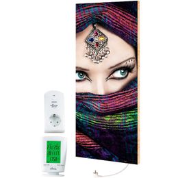 Marmony Infrarotheizung »MOTIV-Heizkörper "Arabic Eyes 2", 800 Watt« Komplett-Set Naturstein oder Marmor