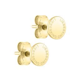 Liebeskind Berlin Paar Ohrstecker »Schmuck Geschenk Gold 375 Ohrringe Gold Collection« gelbgoldfarben 6 mm Moderne Ohrstecker