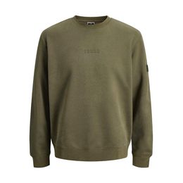 Jack & Jones Jack & Jones Sweatshirt "Point" in Khaki - 40% | Gr&ouml;&szlig;e M | Herren-plussize