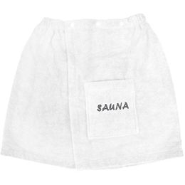 Dyckhoff Kilt &raquo;Opal Kilt, ideal f&uuml;r Sauna & Spa&laquo; 1 Stk. mit Schriftzug wei&szlig; L&auml;nge: 50 cm Sauna Kilt f&uuml;r ihn