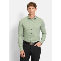 OLYMP Businesshemd &raquo;Level Five 24/Seven, body fit, Businesshemd, Kent&laquo; Lindgr&uuml;n 45 - Normaler Arm Normaler Arm 45 Jersey-Hemd