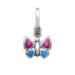 Vivance Kettenanhänger »925/- Sterling Silber Schmetterling« () weiß one-size Niedlicher Anhänger aus 925/- Sterling Silber