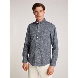 Tommy Hilfiger Langarmhemd &raquo;FLEX POPLIN LINR FLORAL Regular Fit SHIRT&laquo; mit floralem Miniprint Night Sky / Ivory Petal Prt 3XL - N-Gr N-Gr 3XL...