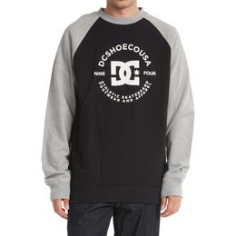 DC Shoes Sweatshirt &raquo;DC Star Pilot&laquo; Black/Grey Heather XL XL Stoff: mittelschwerer Baumwollstoff
