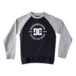 DC Shoes Sweatshirt &raquo;DC Star Pilot&laquo; Black/Grey Heather 14(155-164cm) 14(155-164cm) Stoff: mittelschwerer Baumwollstoff