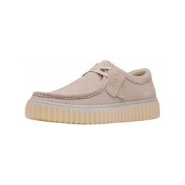 Clarks Schn&uuml;rschuh &raquo;Halbschuhe Veloursleder&laquo; Hellgrau 44 44 Verschluss: Schn&uuml;rung