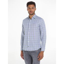 Tommy Hilfiger Businesshemd &raquo;CL STRETCH TWILL GINGHAM Regular Fit SHRT&laquo; Light Blue Gingham 44 - N-Gr N-Gr 44 Langarmhemd im Casual-Stil, perfekt...