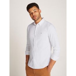 Tommy Hilfiger Businesshemd &raquo;PERFORMANCE KNIT SOLID Slim Fit SHIRT&laquo; mit Logostickerei Optic White 3XL - N-Gr N-Gr 3XL Klassisches Hemd von TOMMY...