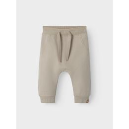 name it Jungen Sweathose &raquo;NBNTAKKI f&uuml;r M&auml;dchen und Jungen mit Kordelzug&laquo; unifarben, casual, regular fit, Baumwollmischung, Sweatware beige 92, N-Gr