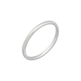 CAI Ca&iuml; Damen CA&Iuml; Fingerring &raquo;925 Sterling Silber rhodiniert Basic Stacking&laquo; wei&szlig;