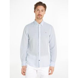 Tommy Hilfiger Langarmhemd &raquo;CL W-CO LINEN SOLID Slim Fit SHIRT&laquo; Light Blue 37 - N-Gr N-Gr 37 Hemd von Tommy Hilfiger Menswear