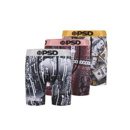 PSD Boxershorts »LUSTER LUX 3PK«, 1 Stk. multi color M - 1 Stk. 1 Stk. M Regular fit mit mittlerer Leibhöhe und mittellangem Beinschnitt