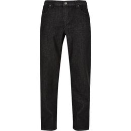 Urban Classics Bequeme Jeans &raquo;Herren Straight Slit Jeans&laquo; 1 Stk. blackraw 34 - Normalgr&ouml;&szlig;en Normalgr&ouml;&szlig;en 34 Gerade geschnittene Herren Jeans mit...