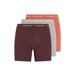 Calvin Klein Underwear Boxer &raquo;CK lg Boxer&laquo; 3 Stk. mit l&auml;ngerem Bein ROCK RIDGE, FUDGE, BRUSCHETTA XL (54) - 3 Stk. 3 Stk. XL (54) Lange Boxer von...
