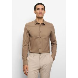 OLYMP Businesshemd &raquo;Level Five 24/Seven, body fit, Businesshemd, Kent&laquo; Taupe 38 - Normaler Arm Normaler Arm 38 Jersey-Hemd