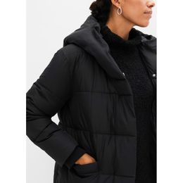 bonprix Damen bonprix Steppmantel Oversize Steppmantel schwarz 48