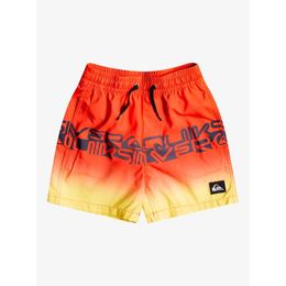 Quiksilver Badeshorts &raquo;Word block 12"&laquo; Fiery Coral 5(108-114 cm) - Normalgr&ouml;&szlig;en Normalgr&ouml;&szlig;en 5(108-114 cm) Stoff: Supersuede-Material