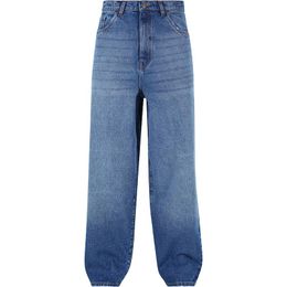 Urban Classics Bequeme Jeans &raquo;Herren Heavy Ounce Baggy Fit Jeans&laquo; new mid blue washed 30 - Normalgr&ouml;&szlig;en Normalgr&ouml;&szlig;en 30 KLARES DESIGN:...