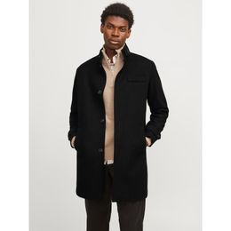 Jack & Jones JACK & JONES Wollmantel »JJEMELTON WOOL BLEND COAT SN« Black XXL XXL Mantel von Jack & Jones
