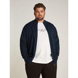 Tommy Hilfiger Big & Tall Tommy Hilfiger Big & Tall Herren Strickjacke &raquo;BT-ESSENTIAL COTTON ZIP THRU-B&laquo; Gro&szlig;en Gr&ouml;&szlig;en blau 4XL