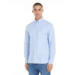 Tommy Hilfiger Langarmhemd &raquo;HERITAGE OXFORD GINGHAM Regular Fit SHIRT&laquo; mit modischem Klein-Karomuster Cloudy Blue / Optic White XL - N-Gr N-Gr XL...