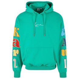 Karl Kani Kapuzensweatshirt &raquo;Herren Small Signature Kanilife Os Patch Hoodie&laquo;, 1 Stk. green L L URBANER MUST-HAVE: Kapuzenpullover sind das...
