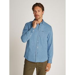 Tommy Hilfiger Jeanshemd »DENIM Regular Fit SHIRT« mit Brusttasche Light Blue Denim XL - N-Gr N-Gr XL Jeanshemd von Tommy Hilfiger
